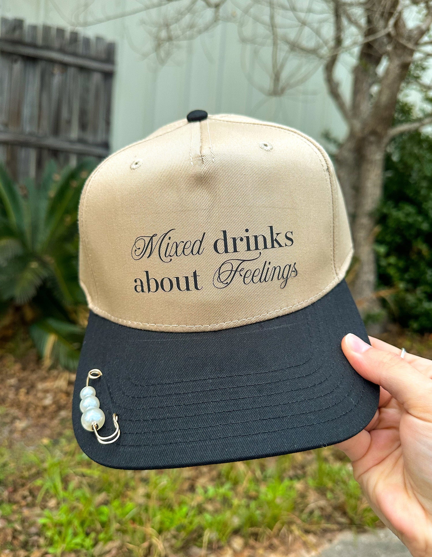 Mixed Drink About Feelings Canvas Trucker – Walker Rose Boutique